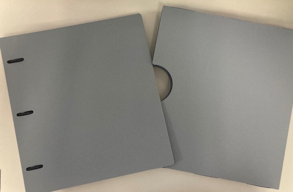 Binder with Slip Cover, Polypropylene, A4 40mm, Grey - RWAHS